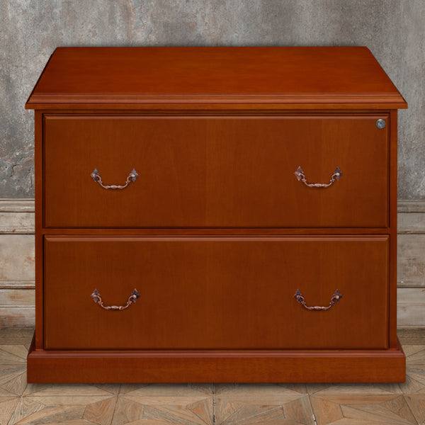 Prestige Collection Premium 36" Locking Lateral File in Hand-Rubbed Ch ...