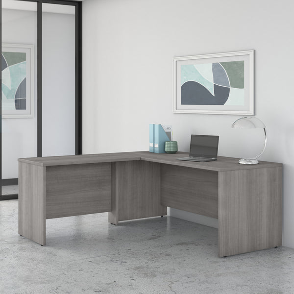 Platinum Gray 72" x 72" L-Shaped Modern Office Desk - OfficeDesk.com