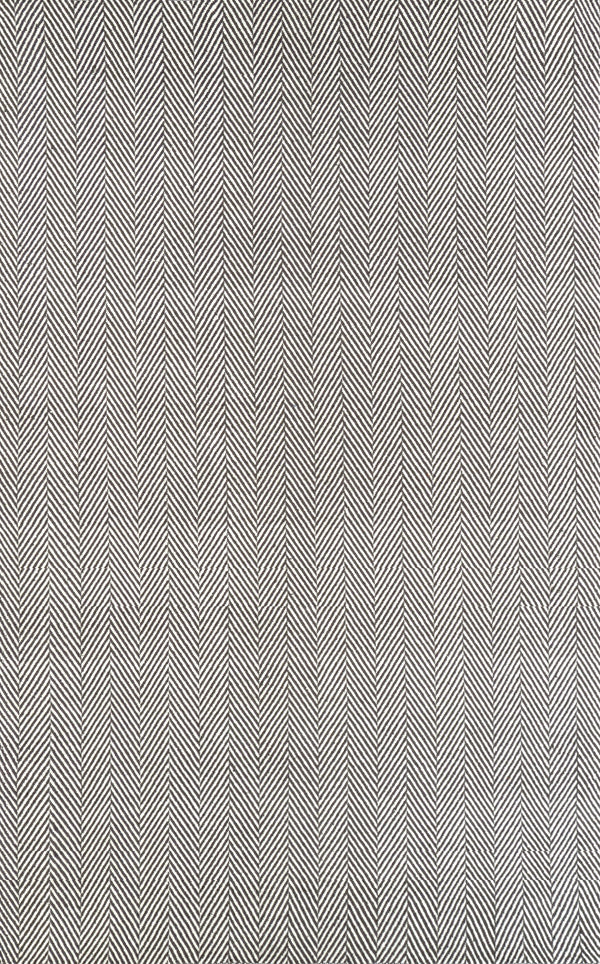 Hand-Loomed Cotton Office Floor Rug in Gray (Multiple Sizes Available ...