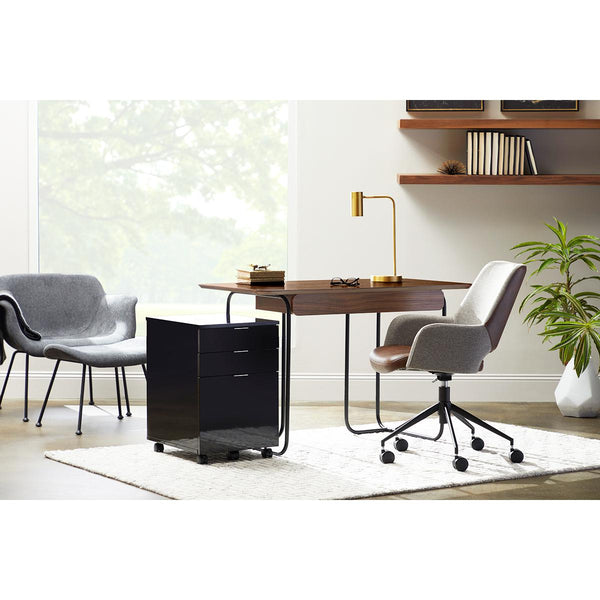 Tweed Office Chair in Light Brown by Euro Style - OfficeDesk.com