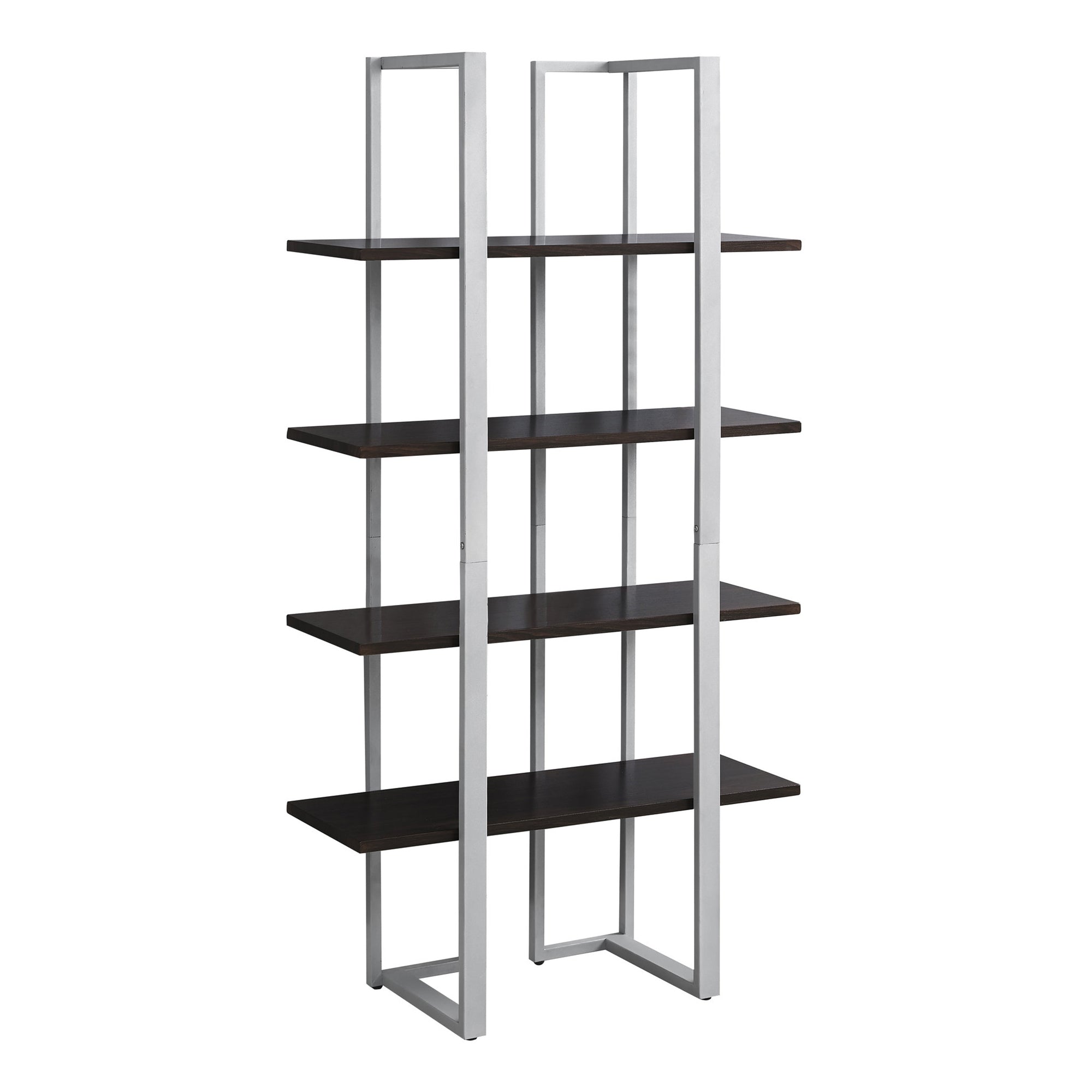 Black and silver bookcase store