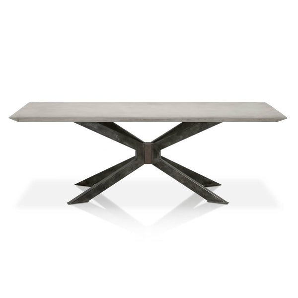 87" Ash Gray Conference Table with Iron Base by Star - OfficeDesk.com