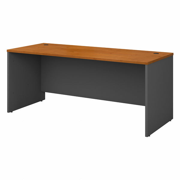 72" Sturdy Office Desk in Cherry/Graphite by BBF - OfficeDesk.com
